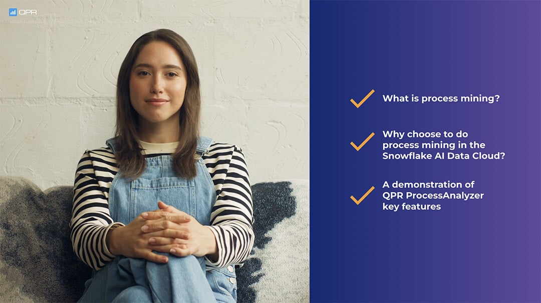 QPR ProcessAnalyzer native app in Snowflake